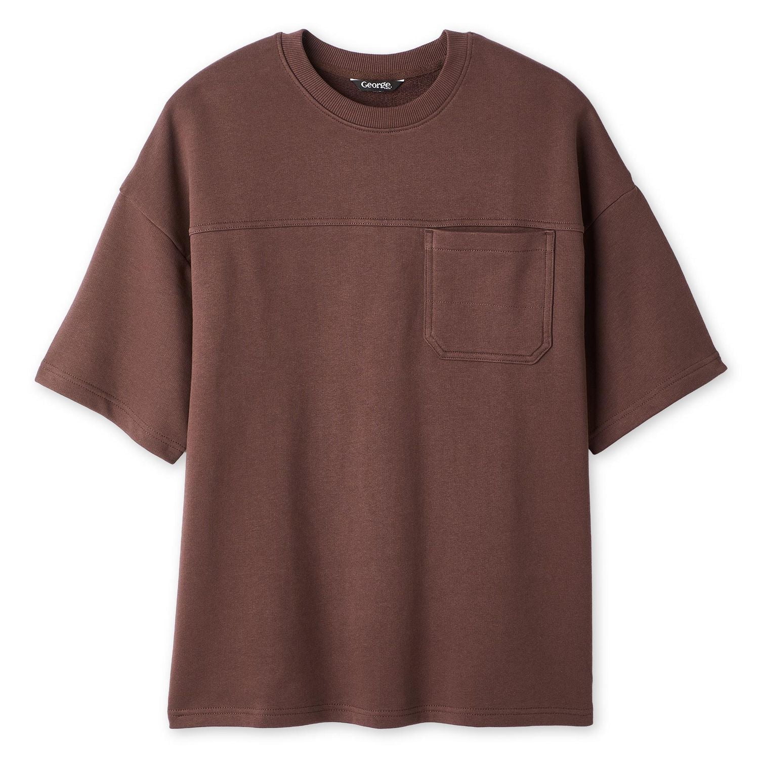 Click here for George Mens Heavy French Terry Popover 7 prices