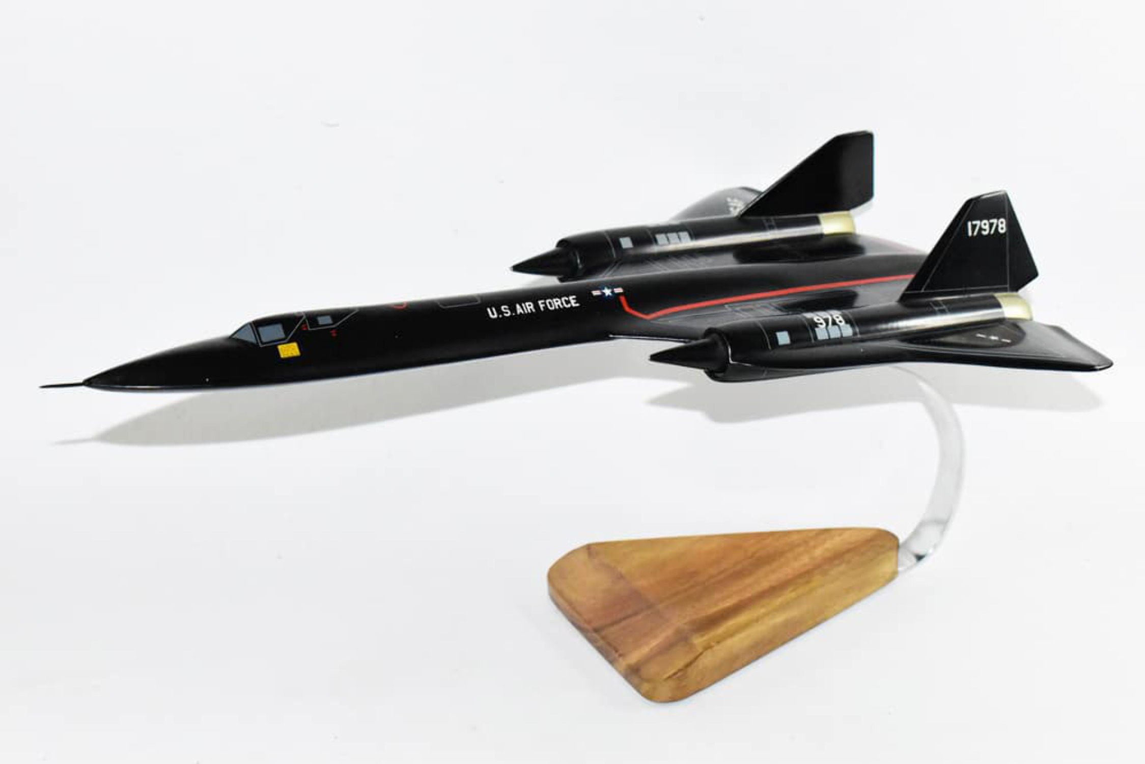Lockheed Martin® SR-71®, US Air Force 978, 18 Mahogany Scale Model - Walmart.com