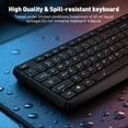 Wired Computer Keyboard and Mouse Combo for Windows, Optical Wired ...