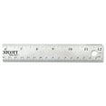 Westcott Metal 12" Stainless Steel Ruler, Metric/Imperial, Non-Slip ...