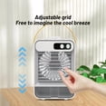 OCCOA Mini Fan USB Portable Small Charging Fan Desktop Silent Spray ...
