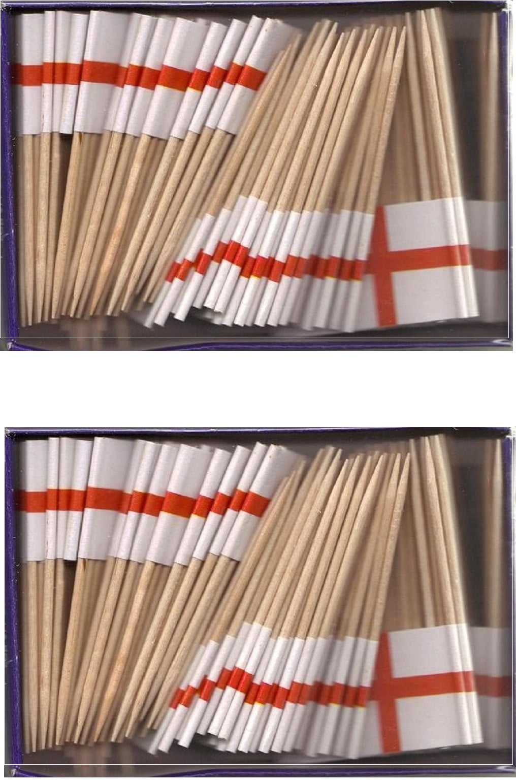 2 Boxes of Mini England Toothpick Flags, 200 Small English Flag ...