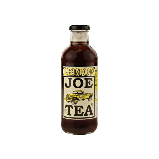 Joe Tea Lemon Tea 20 fl. oz. Glass Bottles- Case Pack of 12 - Walmart.com