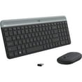 (2 pack) Logitech Slim Wireless Keyboard and Mouse Combo - Low Profile ...