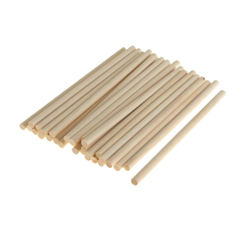 Wooden Craft Dowel Sticks, Natural, 6-Inch, 30-Piece - Walmart.com
