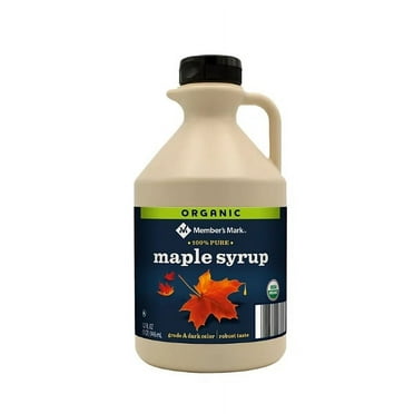 Organic Pure Natural Real Maple Syrup, Gluten Free, 33.8 oz - Walmart.com