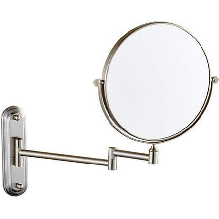 Makeup Mirror Wall Mount Extendable, Vanity Mirror Magnification 360 ...