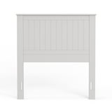 Wainscott Wood Panel Headboard in White - Twin Size - Walmart.com