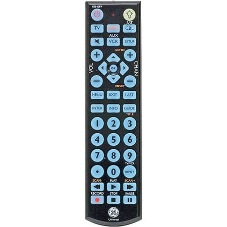UPC 030878241168 - GE 4-Device Universal Remote Control with Blue ...