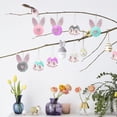 1 Pack Easter Bunny Hanging Ornaments for Tree, Plush Rabbit ...
