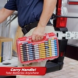 Battery Daddy, Double-Sided Battery Storage System with Tester, Holds ...