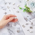 100Sets R-Type Cable Clamp Screw Mounting Cord Fastener Clamp ...