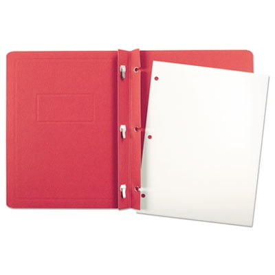Report Cover 3 Fasteners, Panel and Border Cover, Assorted Colors, 25/Box