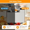 25-in-1 Bread Maker Machine with Automatic Dual Dispenser, 1LB ...