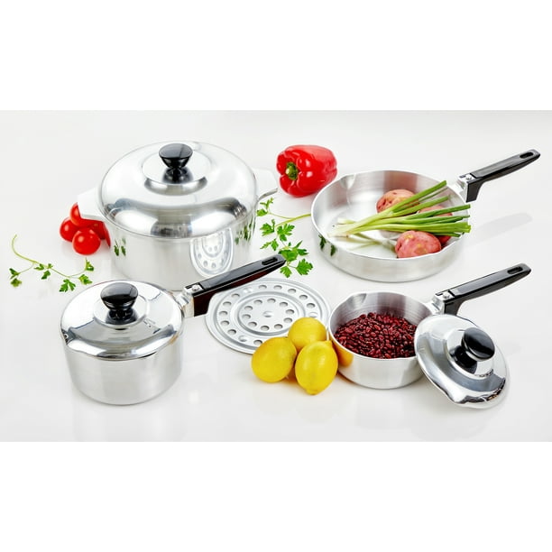 Imusa 8-Piece Cast Aluminum Cajun Cookware Set - Walmart.com