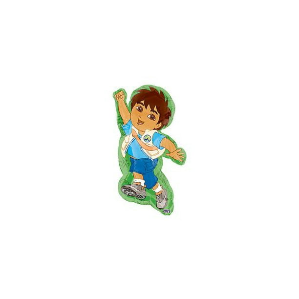 Go Diego Go Mylar Balloon Super Shape Pkg/1 - Walmart.com