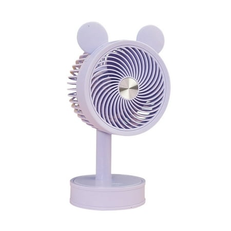 Agiferg Usb Charging Cartoon Desktop Fan Desk Surface Solid Color ...