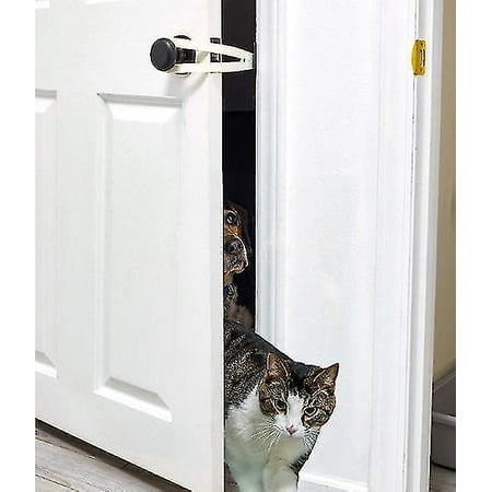 cueiha Miman 3 Packs Cat Door Holder Latch, Child And Dog Proof Door ...