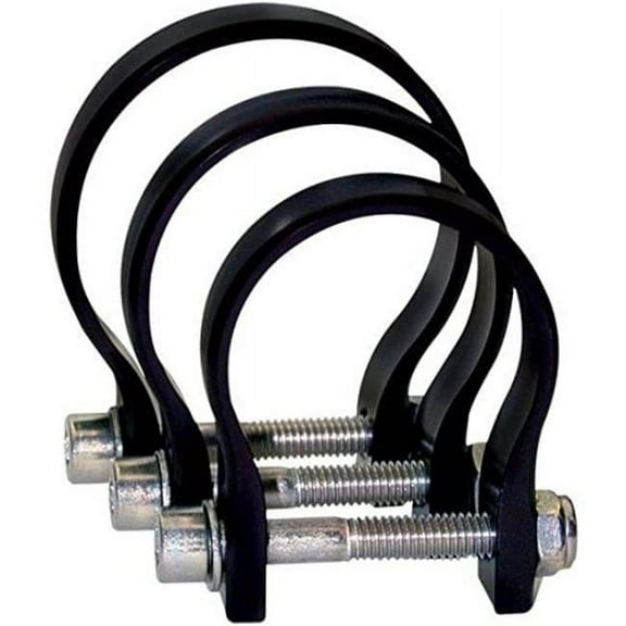 Axia Alloys MODCL1.5-BK Modular Roll Cage Strap Clamp - 1.5in. - Black ...