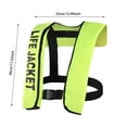 Adult Self Inflatable Life Jacket Summer Kayaking Water Sports Vest For ...
