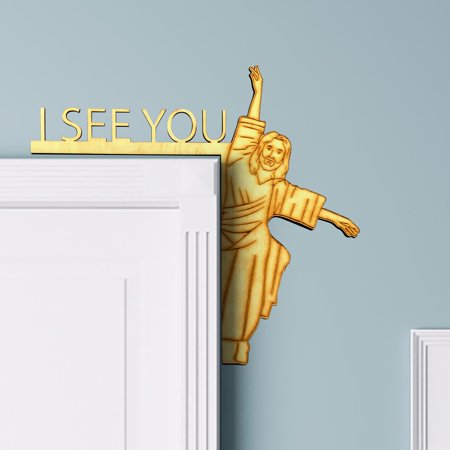 Room Decor Right Jesus Door Frame Jesus Sculpture Angel In Your Corner ...