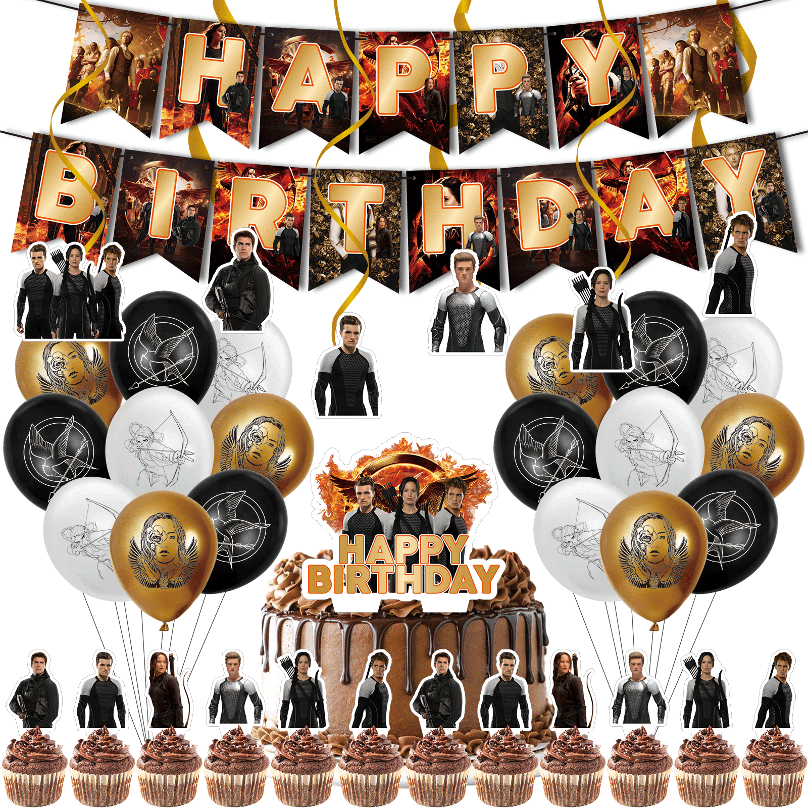 Click here for Iljdgqiaq 38pcs For The Hunger Games Birthday Part... prices