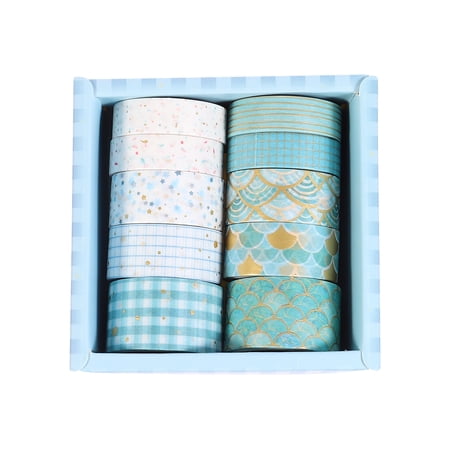 10 Rolls Creative Paper Tape Craft Making DIY Decorative Scrapbook ...
