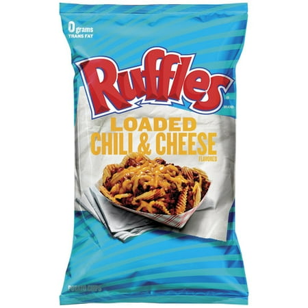Ruffles Loaded Chili & Cheese Potato Chips, 9 oz - Walmart.com