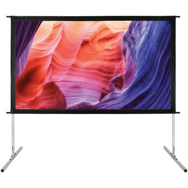onn. 100" Portable Indoor/Outdoor 16:9 Theater Projection Screen ...