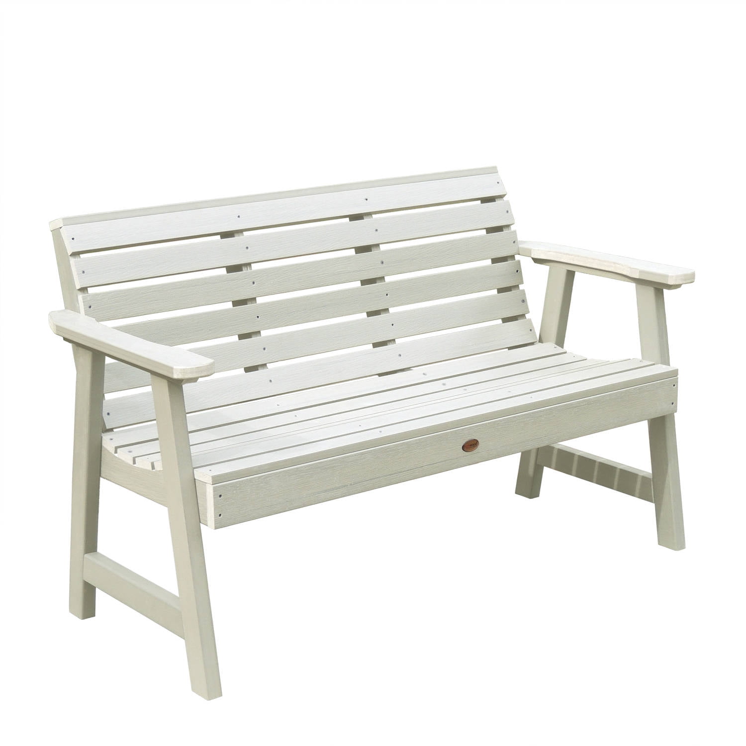 highwood® Eco-Friendly Recycled Plastic Weatherly Garden Bench, 4 ...