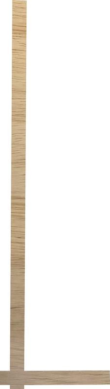 Real Wooden Alphabet Letter L, Wall Hanging 18'' Tall Craft Wood Letter ...