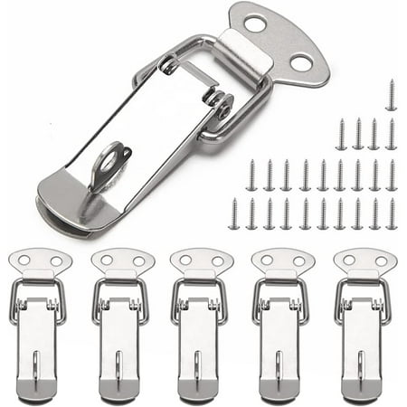 12 Pieces Lever Latch Spring Latch Latch, 72mm Stainless Steel Toggle ...