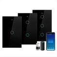Tuya US Plug WiFi Smart Wall Switch 1 Gang No Neutral Wire Touch Sensor ...