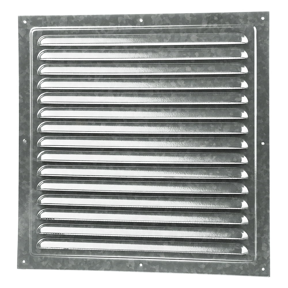 Galvanized Steel Vent Grille Zink Finish 11 13/16"x11 13/16" - Walmart ...