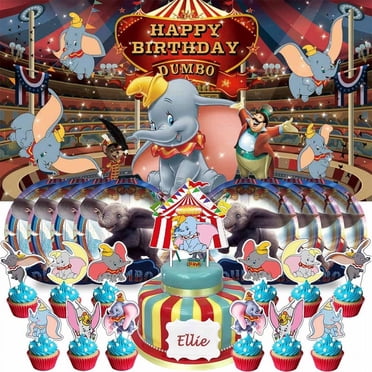 Dumbo Balloons Party Supplies Decorations Plates Banner Cake Topper ...