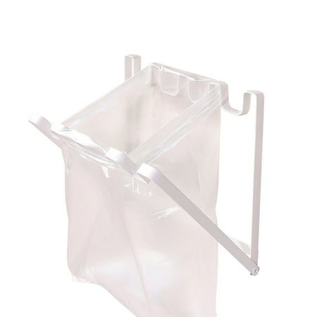 Onever Folding Trash Bag Bracket Kitchen Plastic Bag Rack Cabinet Save ...