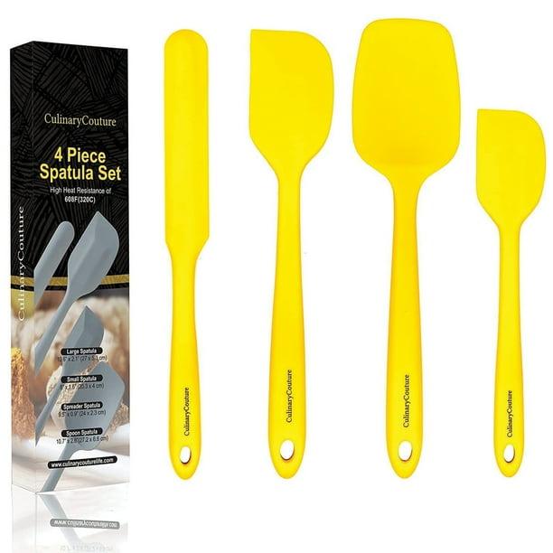 Culinary Couture Kitchen Spatula Set Silicone Utensils for Cooking ...