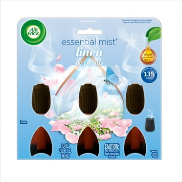Air Wick Essential Mist Refill, 3ct, Black Lotus & Violet, Air Freshener, Essential Oils ...