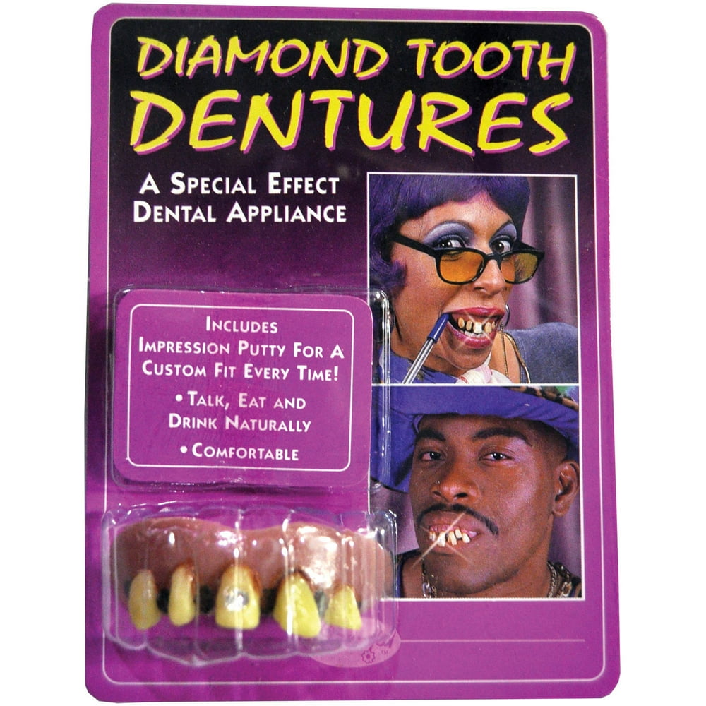 Big Daddy Gem Tooth Adult Halloween Accessory - Walmart.com - Walmart.com