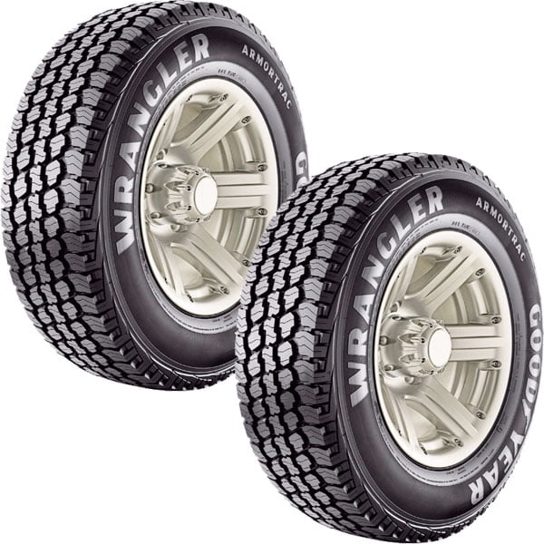 Paquete DE 2 LLANTAS GOODYEAR WRANGLER ARMORTRAC 235/75 R15 109S | Walmart en línea