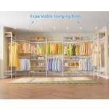 Timate U3 U Shape Garment Rack , Expandable Industrial Pipe Clothing ...