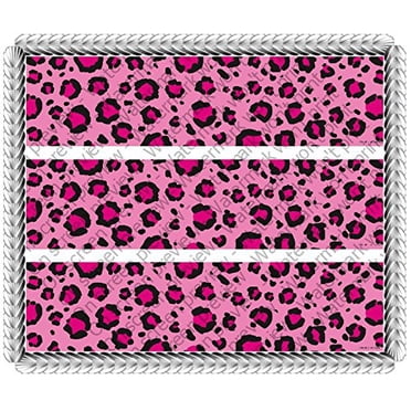 Natural Leopard Print Edible Icing image Cake Topper - Walmart.com