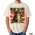 Christian T-Shirt, Unisex Garment-Dyed Tee, Funny Cat, Vintage, Praise ...