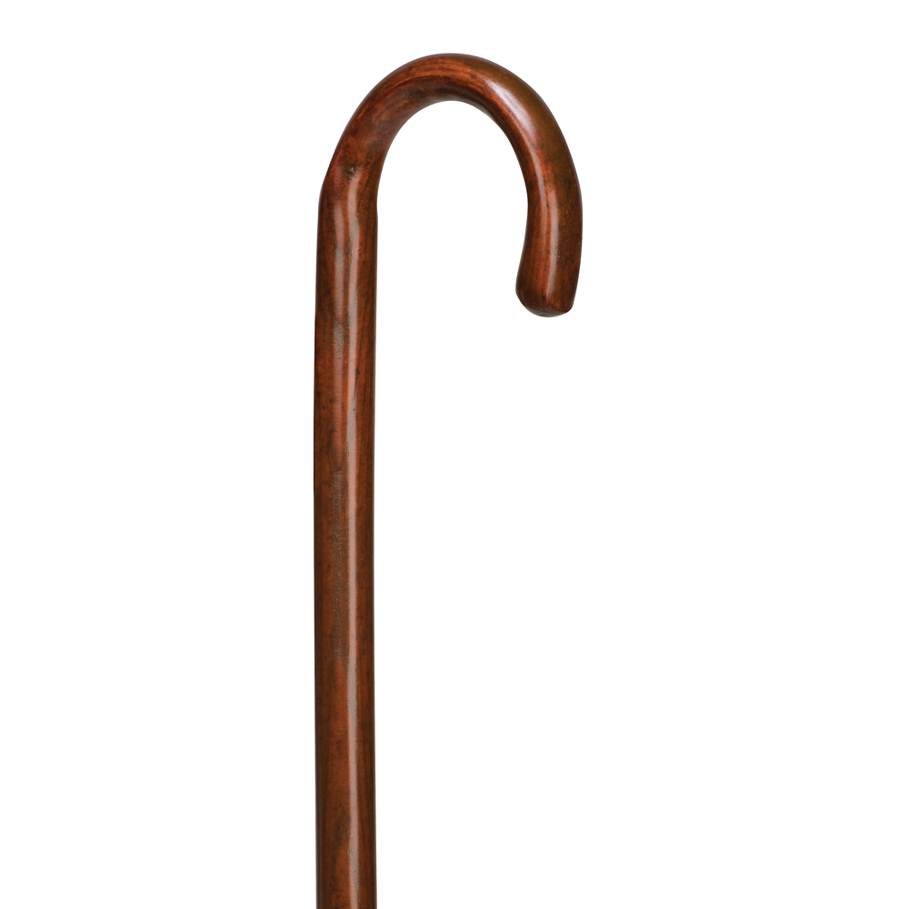 DMI Deluxe Walking Wooden Cane for Men, Walking Stick, Walnut