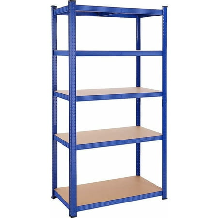 5-Tier Shelving Unit, 200 x 100 x 50cm, Max. Load 875 kg (175 kg per ...