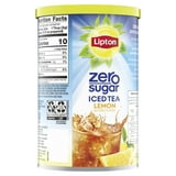 Lipton Zero Sugar Iced Tea Mix Black Tea , Lemon, Caffeinated, 28 ...