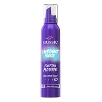 Aussie Instant Freeze Sculpting Mousse, Mousse for Curly Hair, Straight ...