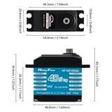40KG Rc Digital Servos Metal Gear Servos For 1/12 1/10 1/8 Rc Car ...