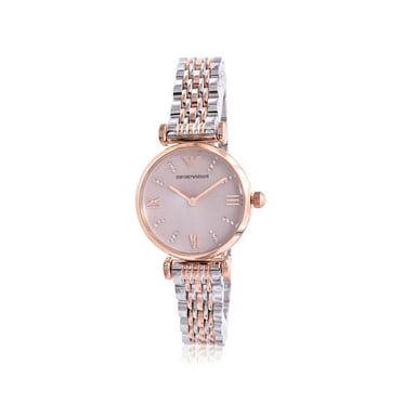 Emporio Armani Women's Two-Tone Stainless Steel Bracelet Watch 32mm ...