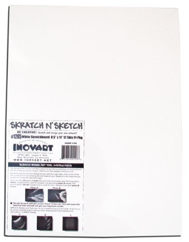 Inovart White Scratchboard 11" x 14" | Walmart Canada